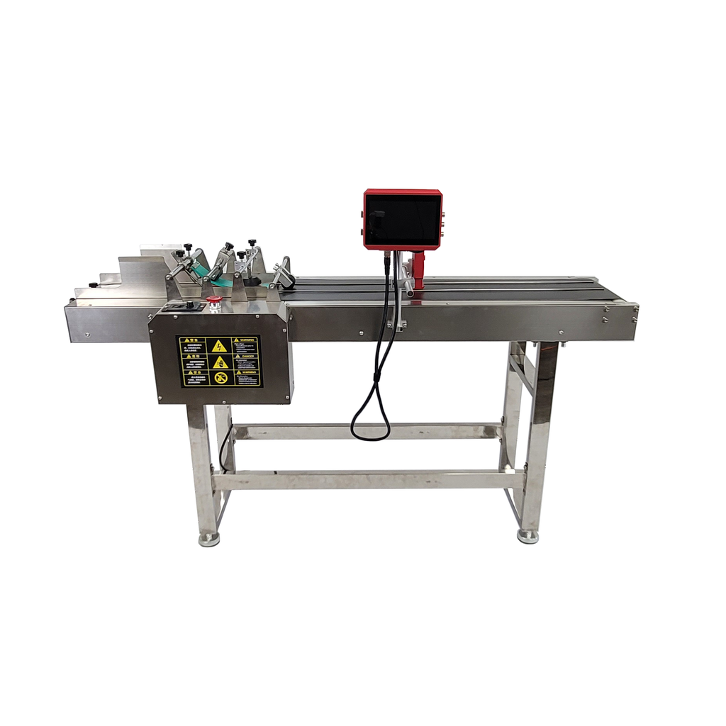 Inkjet Coding Conveyor for Flat Packaging, Flat Pouches, Flat Cartons